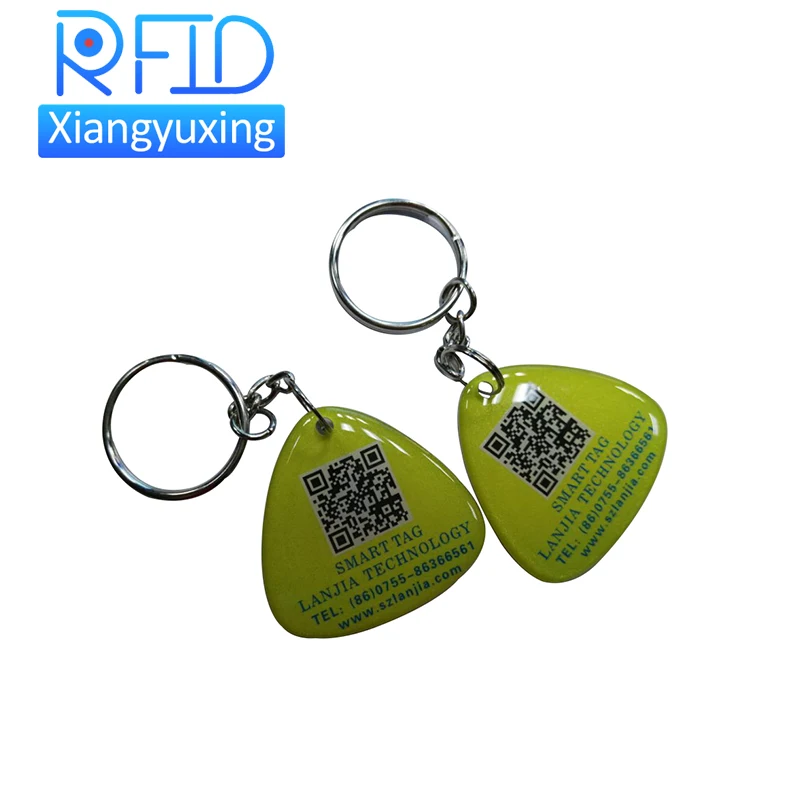 Custom Made Rfid 13.56mhz Keyfob Writable Rewritable S50 Fuid Cuid Nfc ...