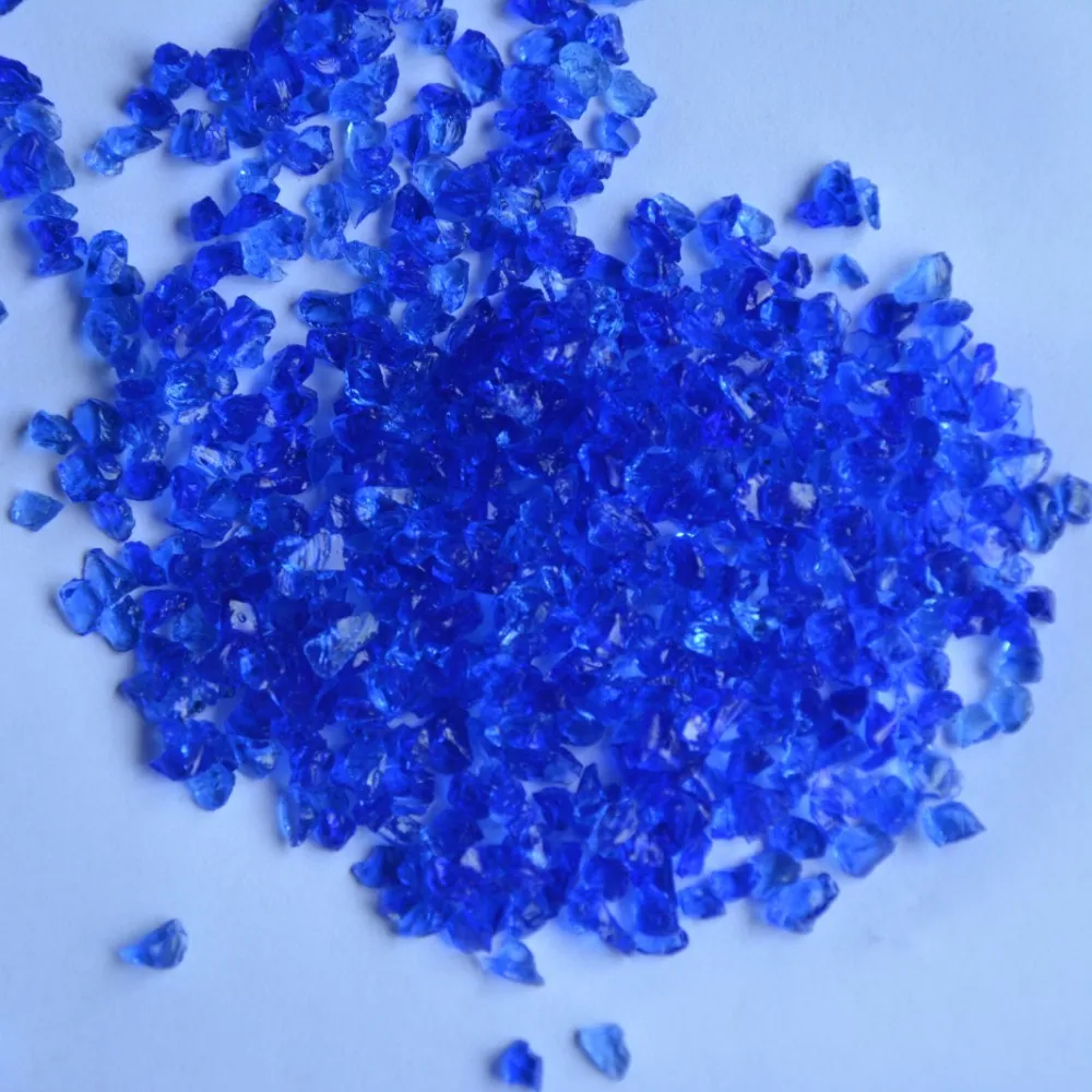 Colored Crushed Recycled Glass Durable And Versatile