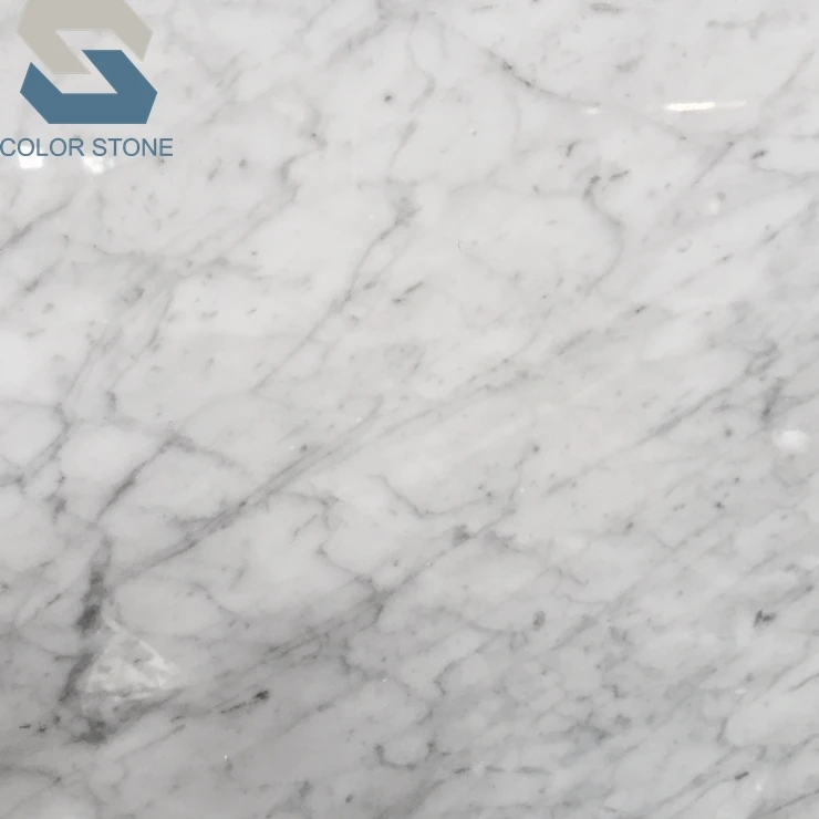 Polished Italy Marmor Stone White Bianco Carrara Carrera Marble Slabs ...