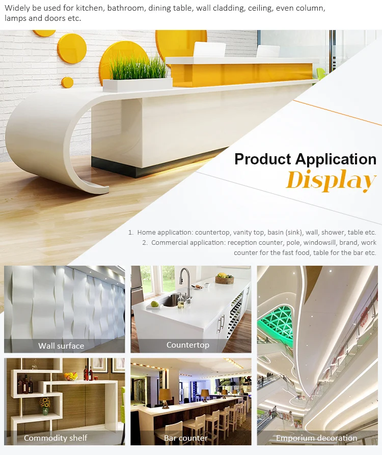 Kkr Solid Surface Sheet Big Slab Acrylic Solid Surface Material For ...