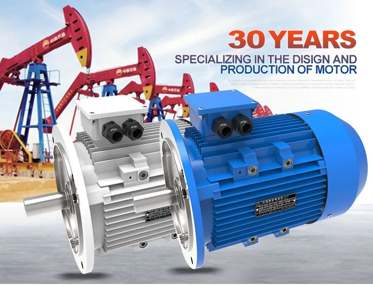 YX3-132S-4 Three-Phase 5.5KW Electric Motor 3000RPM | IE2 Efficiency ...