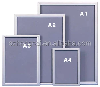 A1,A2,A3,A4 And Customized Sizes Aluminum Picture Frame - Buy Aa2a3a4 Picture Frame,Customized ...