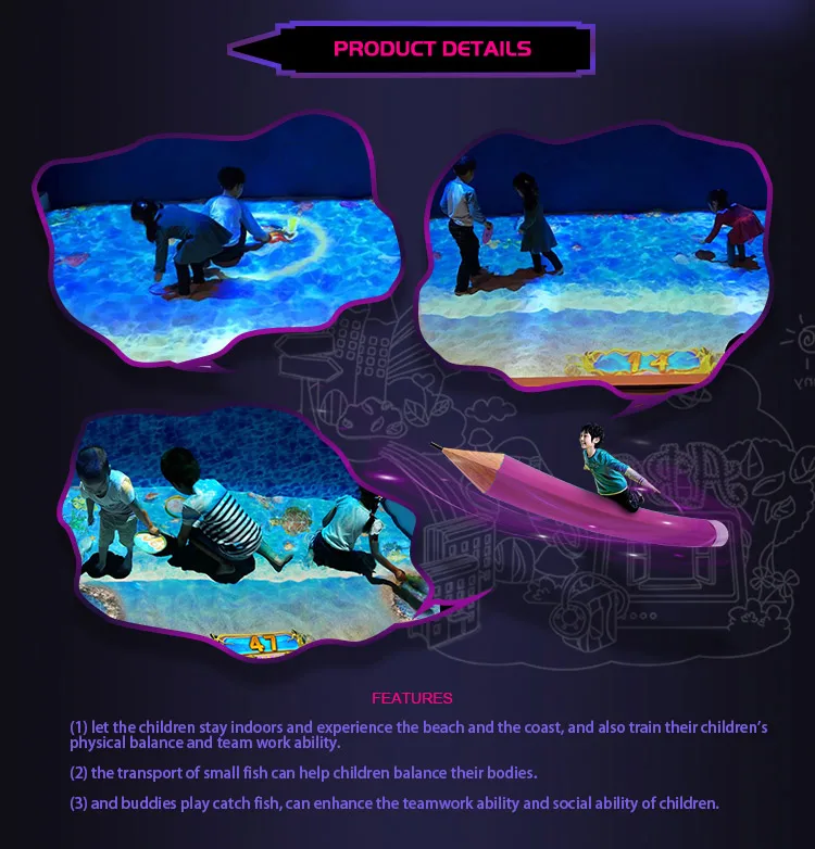 New Product 3d Display Magic Sand Interactive Floor Projection System ...
