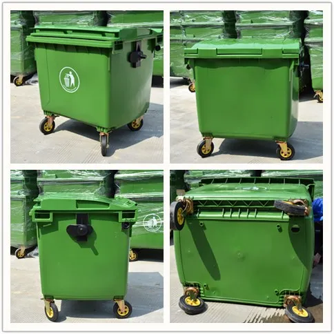 Cheap 1100L Outdoor Plastic Dustbin - Sustainable & Durable