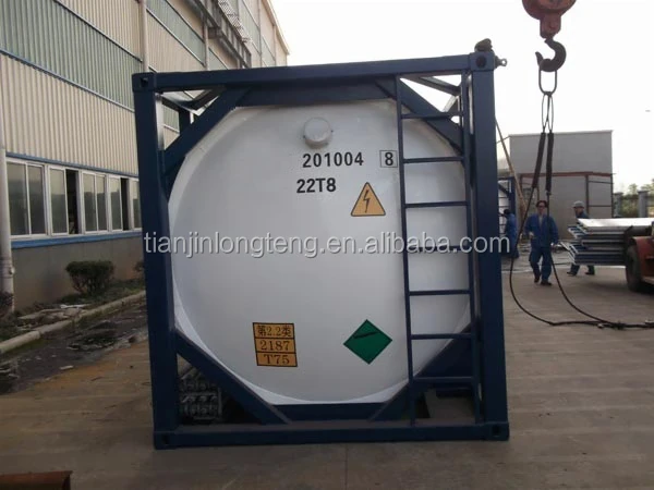 20 Feet Iso Lng Liquid Nitrogen Helium T75 Tank Container - Buy Liquid ...