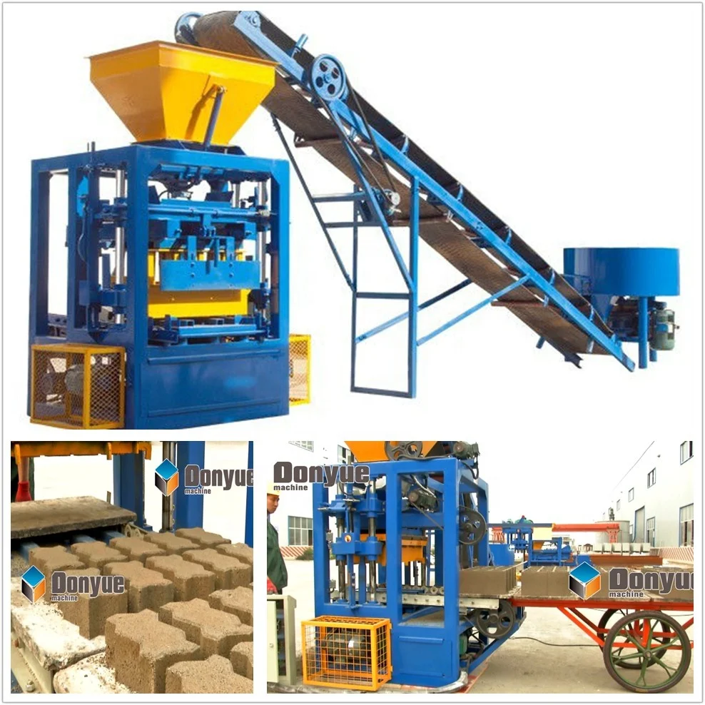 Machines De Fabrication De Briques Creuses De Ciment De Béton Moyen De ...