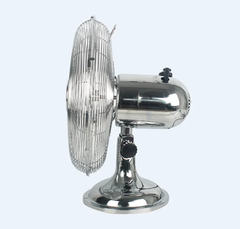 16 Inch Antique Classic Metal Table Fan Chrome Ventilador Retro Fan ...