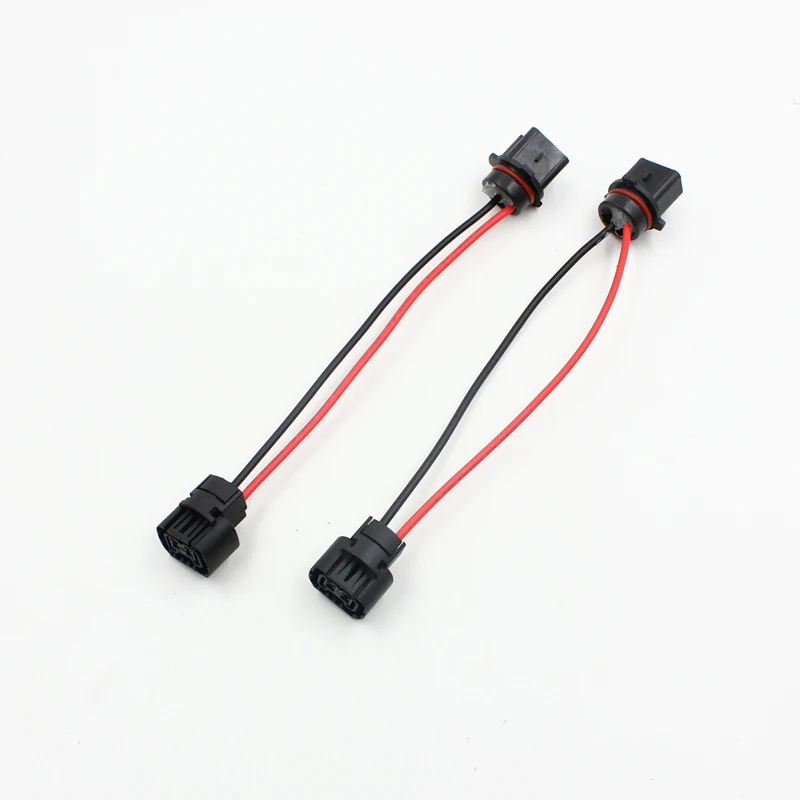 12v Car Hid Xenon Led 5502 5202 H16 Socket Connector Adapter To P13w ...