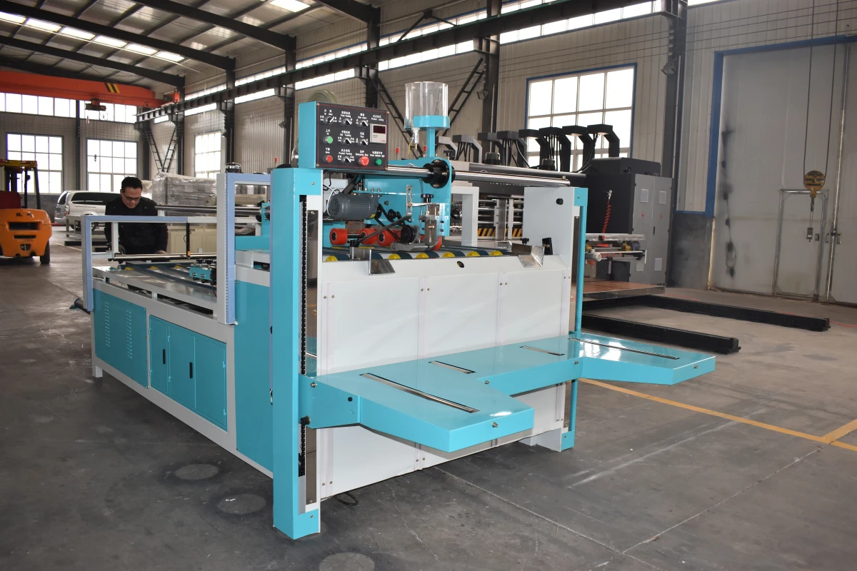 Semi-automatic Sticky Box Machine/corrugated Carton Forming Machinery ...