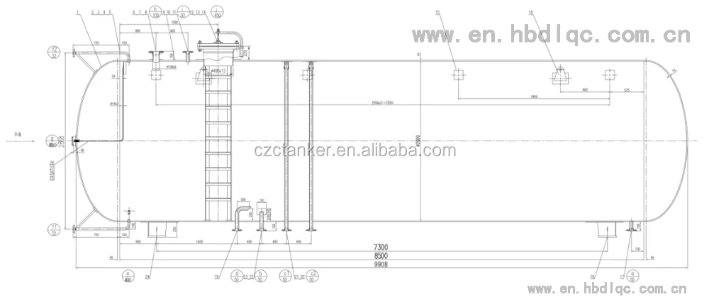 Asme Hydrogen Storage Tank Pressure Vessel - Buy Hydrogen Storage Tanks ...
