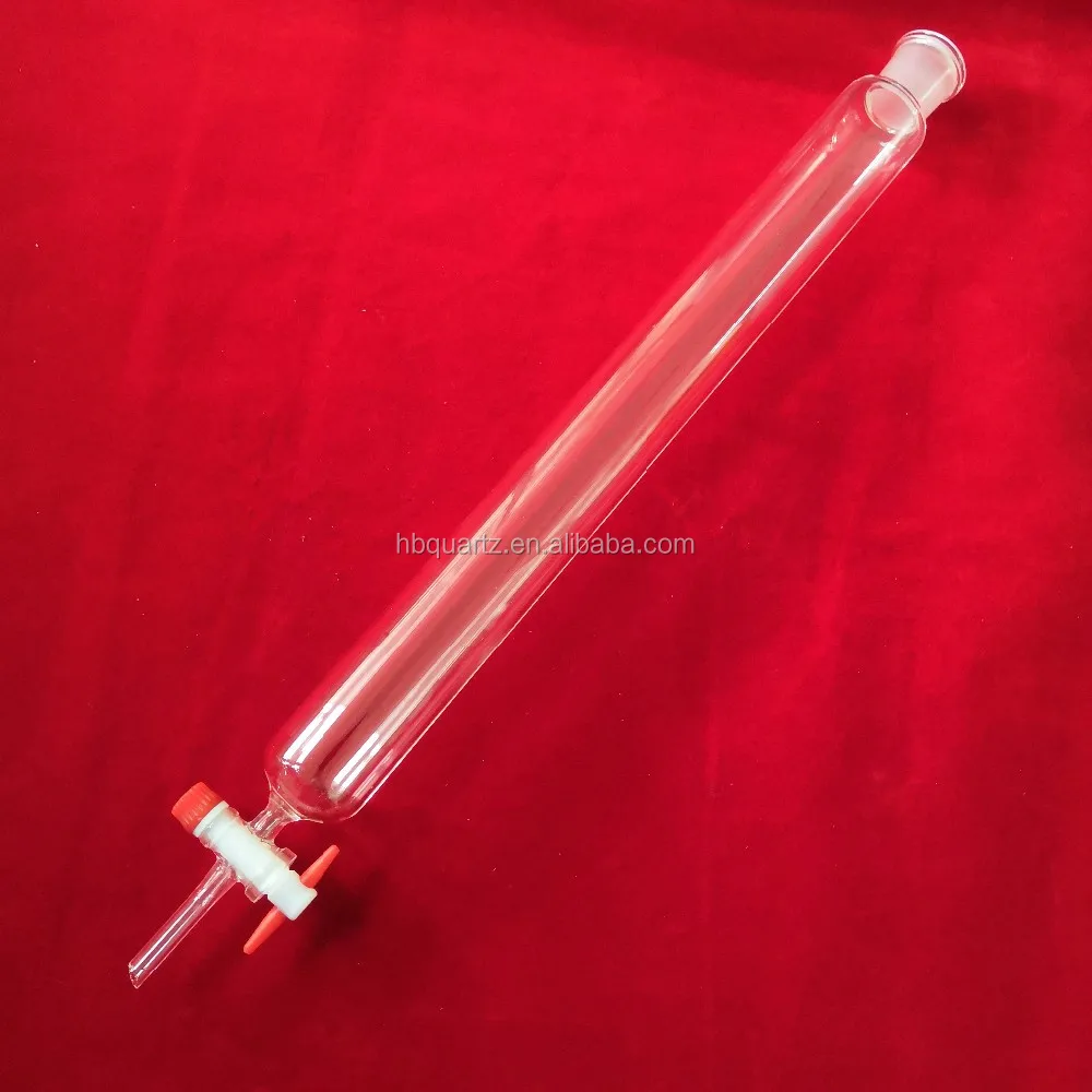 Clear Customized Borosilicate Glass Chromatography Column - Buy Glass ...