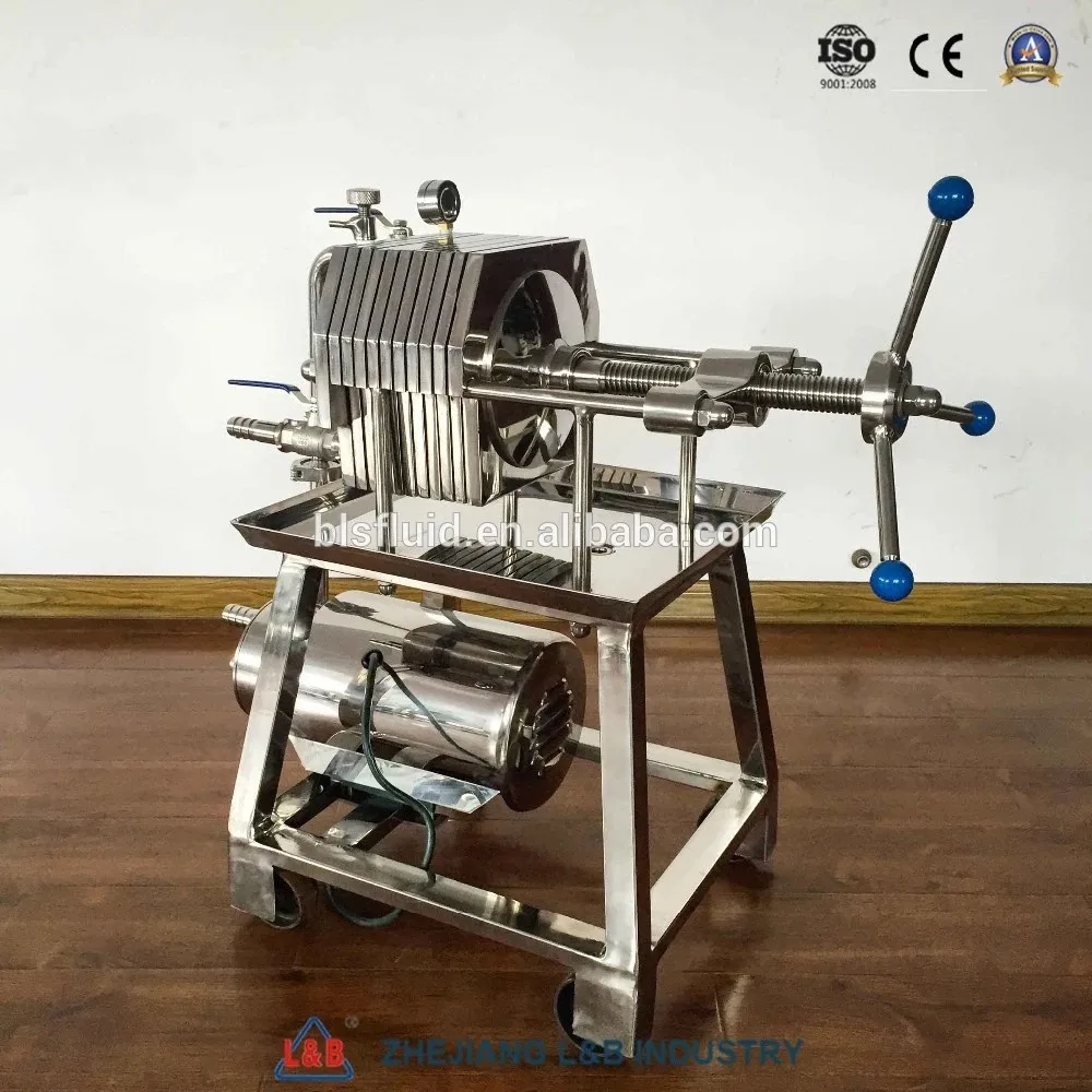 BLS High Quality Beverage Wine Plate Frame Food Grade Filter Press/beer ...