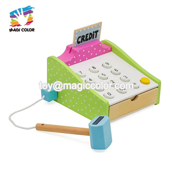 Wholesale Intelligent Wooden Toy Credit Card Machine For Kids W10a059 ...