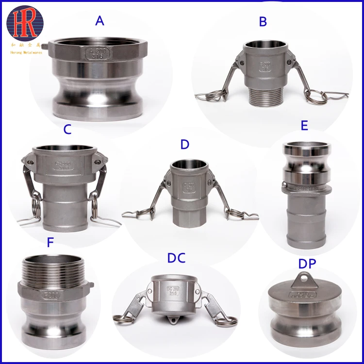 Ss316 Stainless Steel Camlock Coupling Of Type D Quick Connector - Buy ...