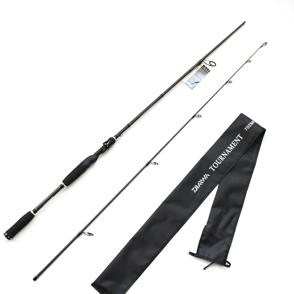 1.8m 2.1m 2.4m 2 Section Medium Lure Bait Casting Fishing Rod Carbon ...