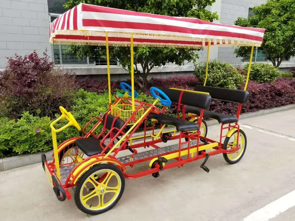 High Quality Four Wheel Sightseeing 2 Person/4 Person Cycle Bicycle And ...