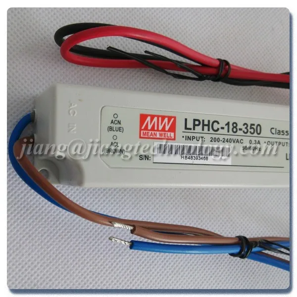 18w 350ma Constant Current Led Driver Lphc-18-350 Meanwell Power Supply ...