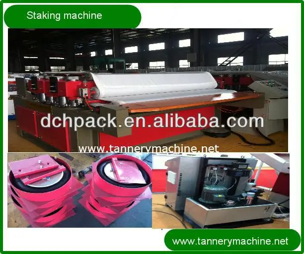 Leather Staking Machine - Soften & Grade Textiles Efficiently