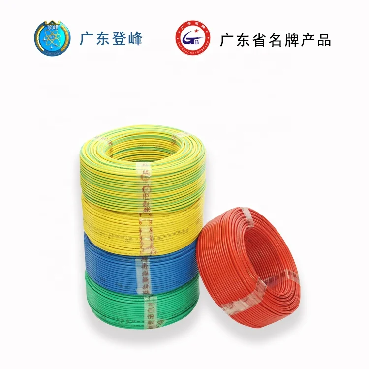Bv Bvv Bvr Earth Yellow Green Wire 25mm2 25mm Copper Ground Earth Cable ...
