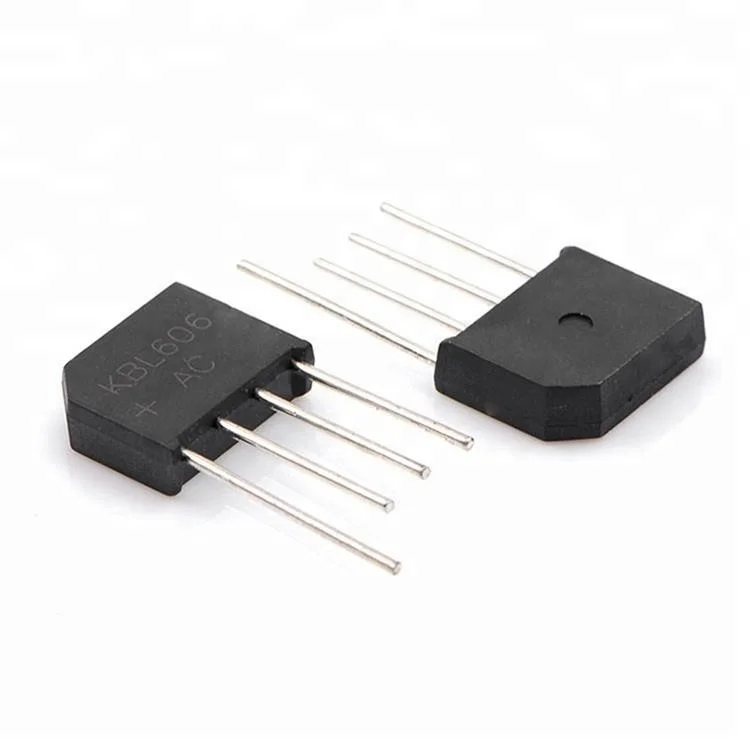 Kbl606 Rectifier Bridge Diode Rs606 4-pin Flat Bridge Type Single-phase ...