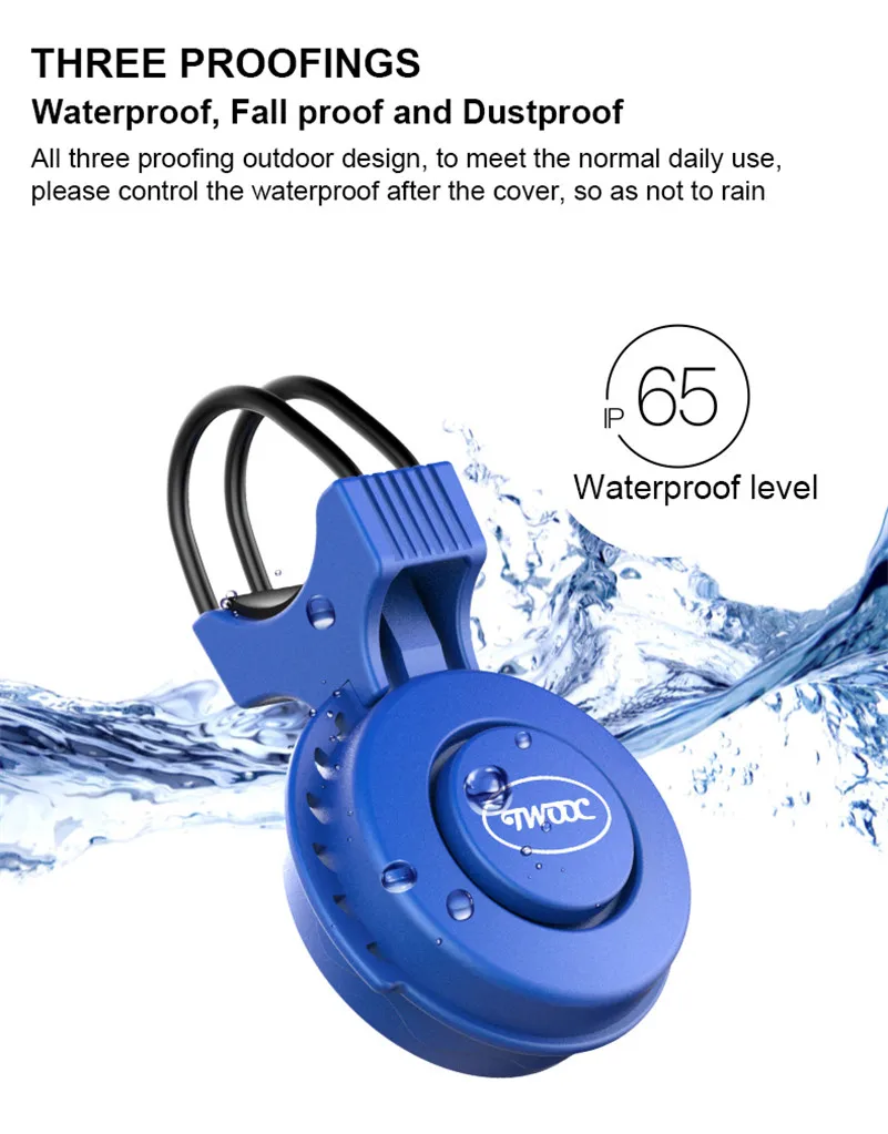 TWOOC Bicycle Bike Horn - Loud, Waterproof, and Colorful