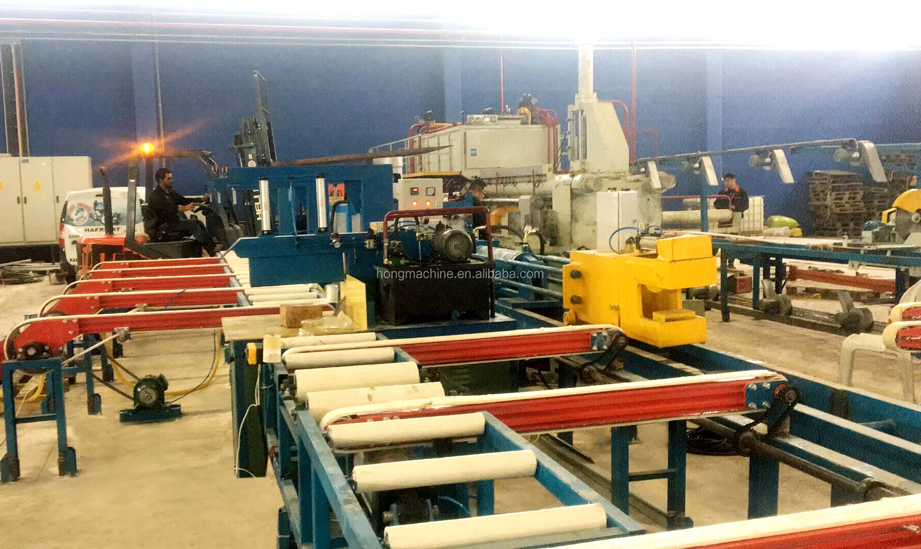 Belt Type Aluminum Handling Table for Extrusion Press