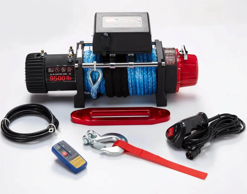 Fast Speed Powerful 9500lb Car Winch Dc 12v Electric Winch Manufacturer ...