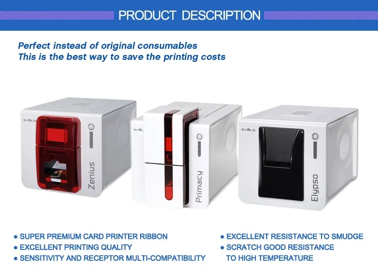 Evolis Primacy UV Ribbon - 1000 Images for ID Card Printing