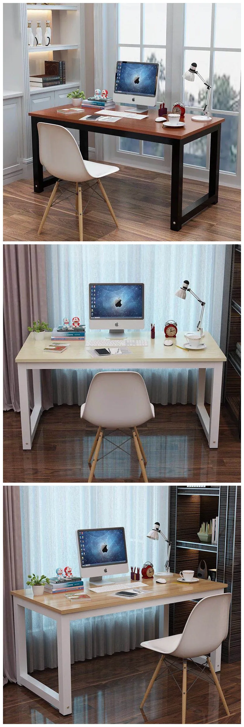 Wood Simple Computer Desk For Home Desk Or Office Table Study Computer ...