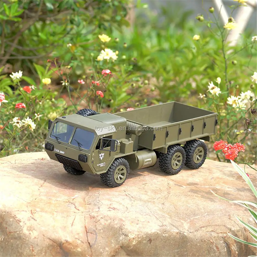 Fayee FY004A 1/16 2.4G 6WD US Army Military RC Truck RTR Crawler with ...