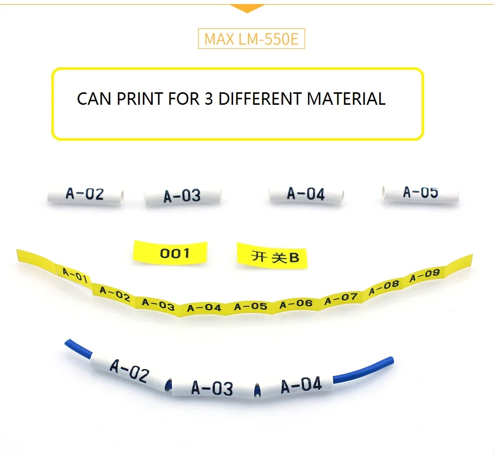 Tube Cable Wire Thermal Label Marking Printing Machine Cable Id Printer ...