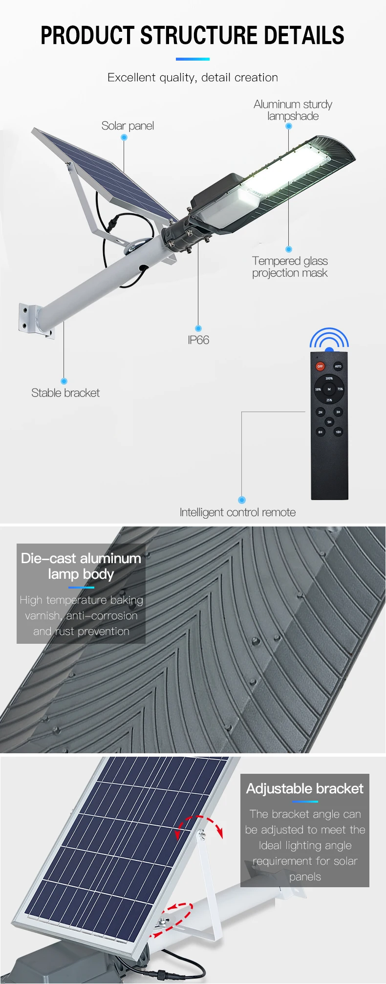 Aluminum Energy Saving Waterproof Ip65 60w 120w 200w 300w Led Solar ...