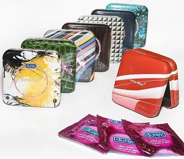 Fashion Glossy Printing Hotel Resort Hospitality Intimacy Kit Comdom ...