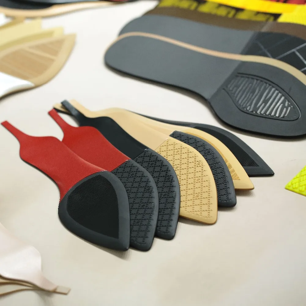 Durable Rubber Sheet for High Heel Shoe Soles - Customized