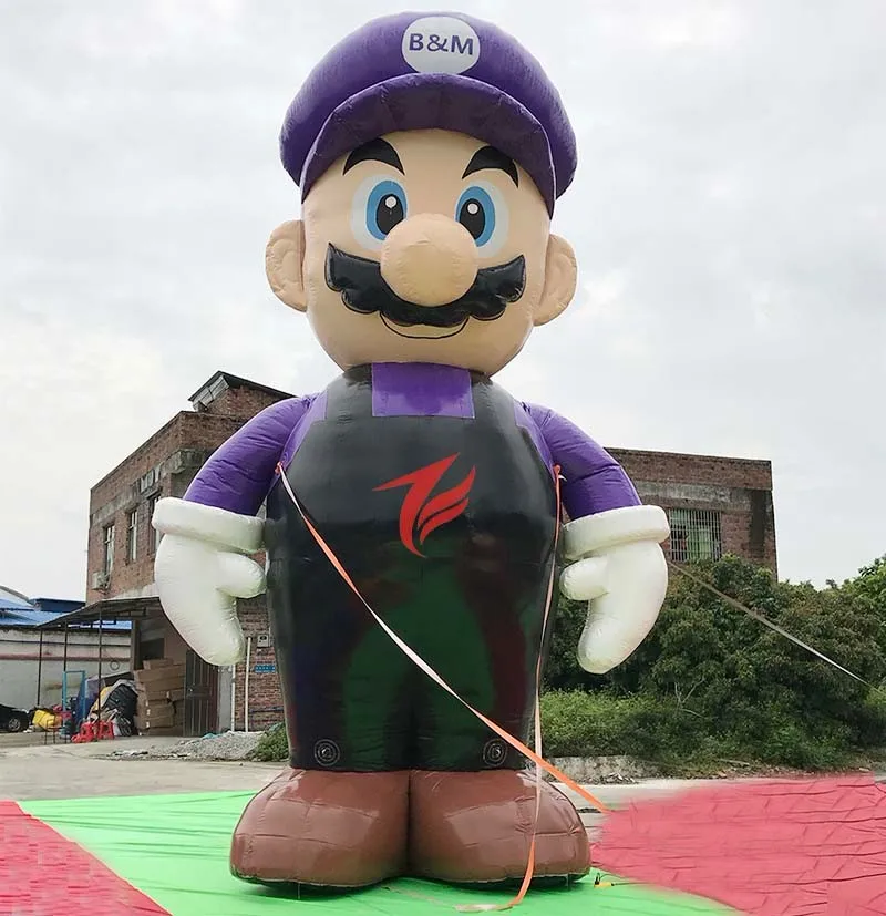 Custom Outdoor Display Giant Inflatable Super Mario For Event ...