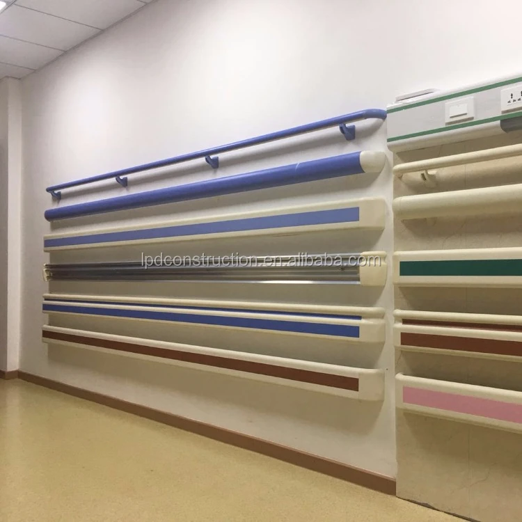 Pvc And Aluminium Hospital Corridor Crashproof Handrail - Buy ...