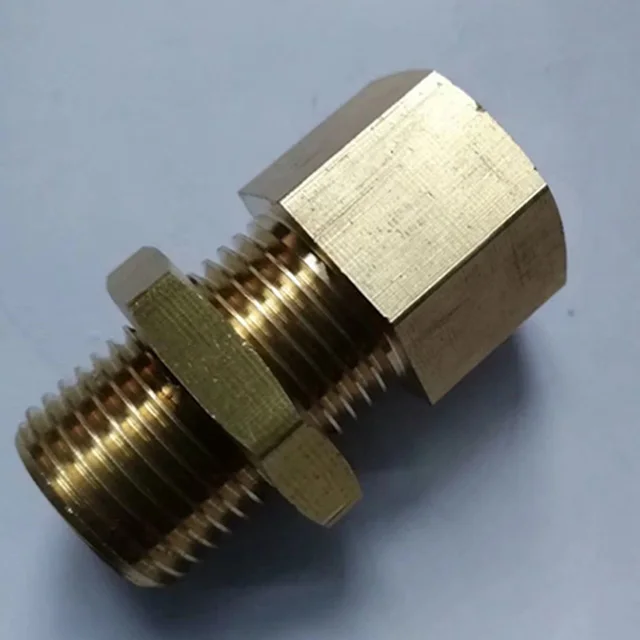 Durable Forged Brass Press Fitting Gas Pipe Compression Kit