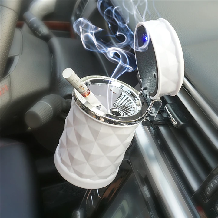 Portable Auto Smokeless Tobacco Tray Cool Diamond Cut Face Air Vent Cup ...