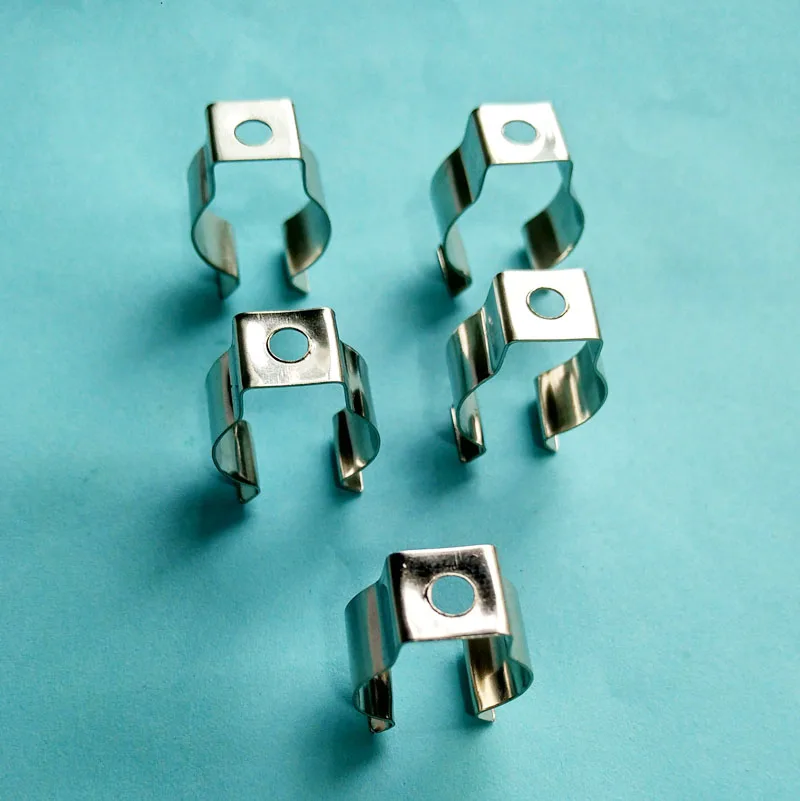Custom U Shape Spring Steel Lamp Holder Led Light Use Clampt5 Clip ...