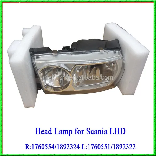 1760554 1760551 For P.g.r.t Lhd Headlamp Suitable For Scania - Buy ...