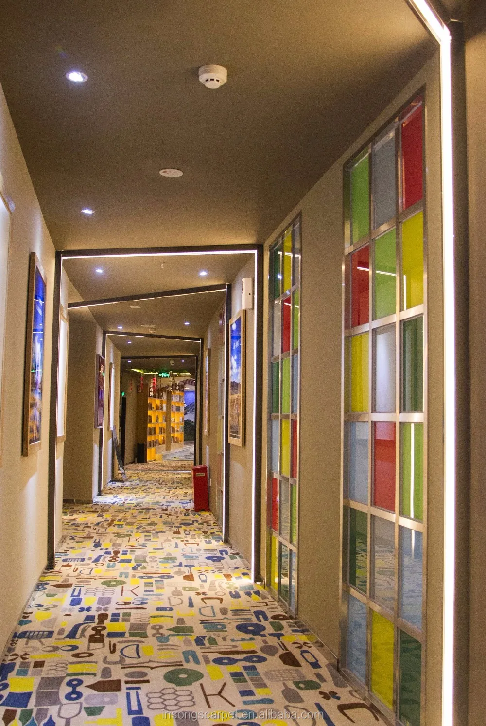 Fireproof Fire Resistant Hotel Banquet Hall Carpet,Wool Axminster ...