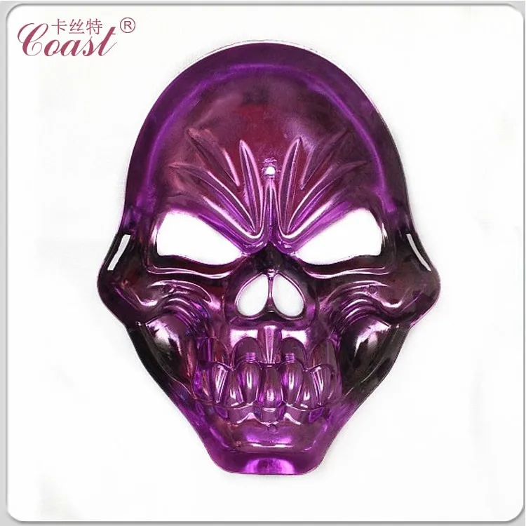 Purple Color Ghost Skeleton And Skull Face Mask - Buy Skull Face Mask ...