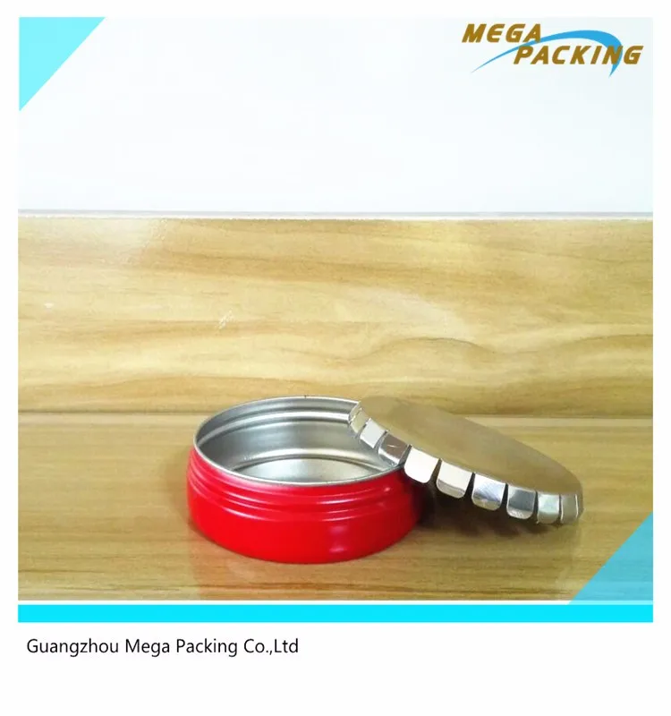 Small Metal Round Tin Cans Box For Mints/pills/candy With Click Clack ...