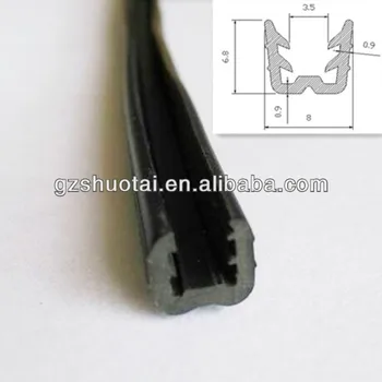 Extrusion Pvc Profile,Pvc Gasket For Glass,Plastic U Profile - Buy ...