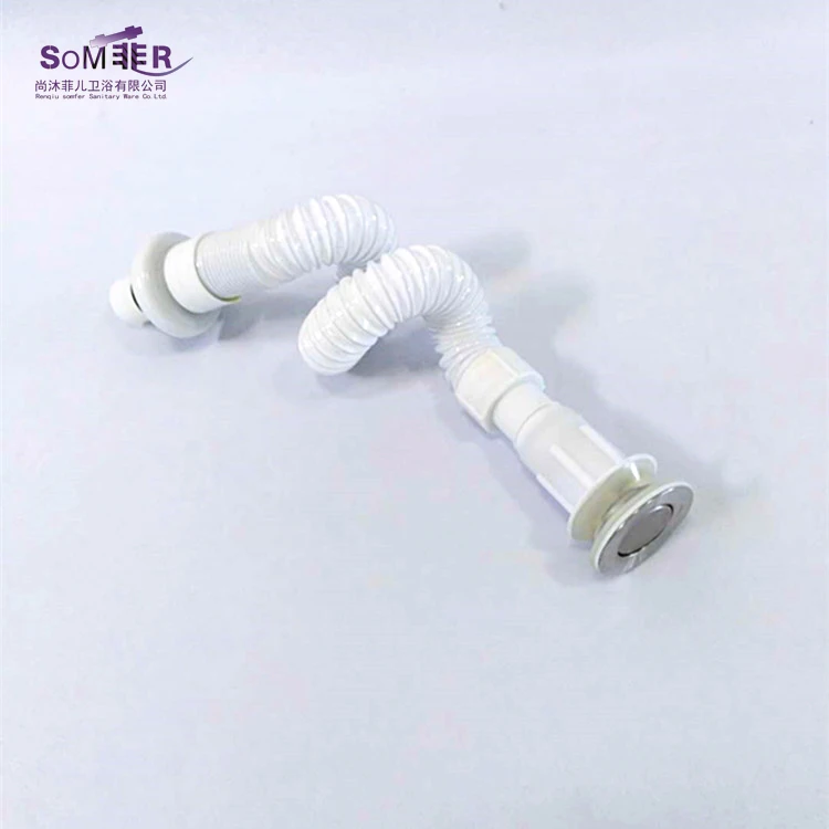 Stainless Steel Head Magic Waste Pipe Flexible Sewer Pipe - Buy Waste ...