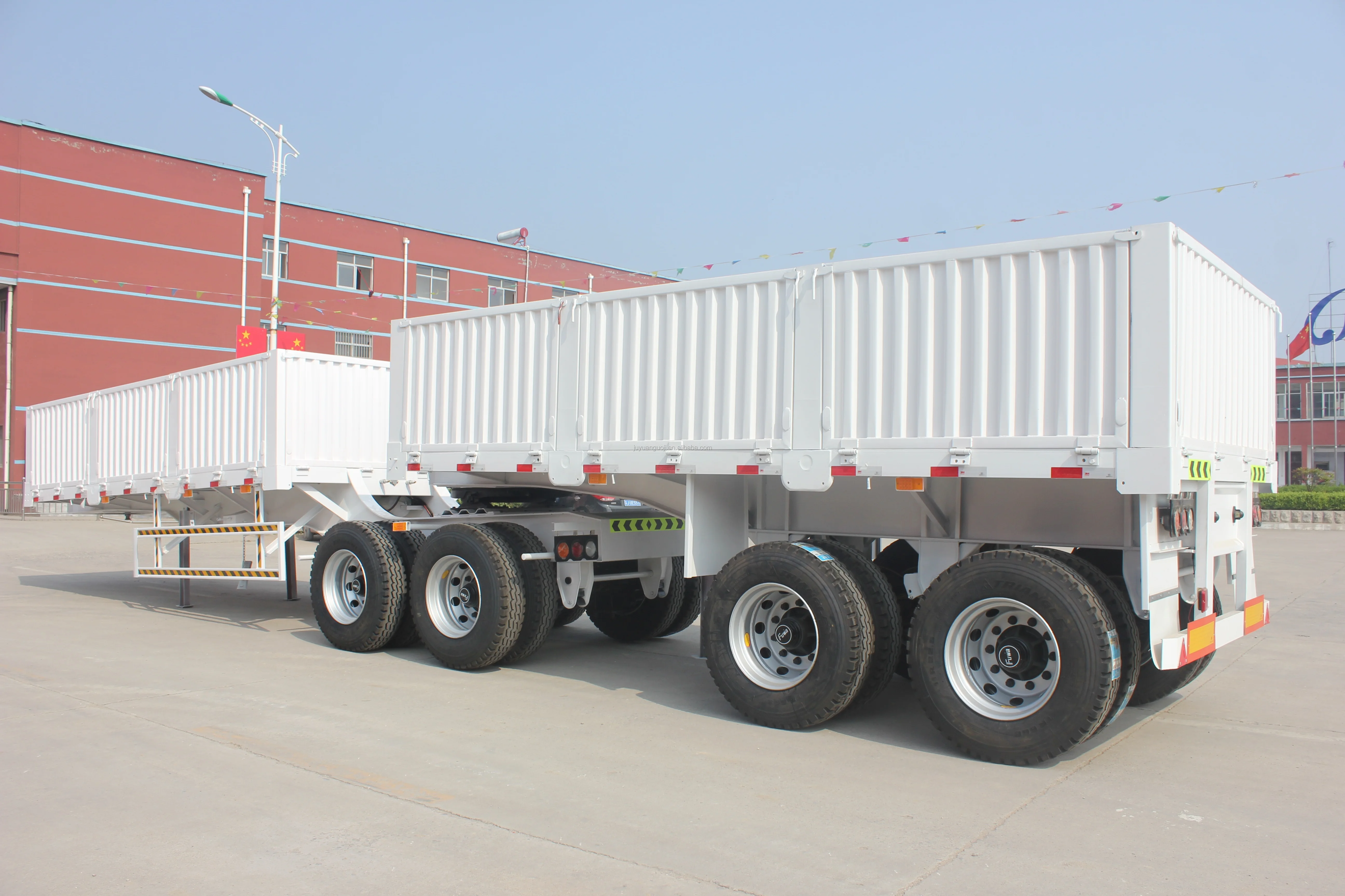 40ft Skeletal Tandem Interlink Semi Trailer,6 Axles Superlink Semi ...