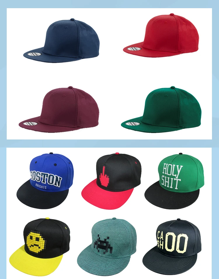 Plain Baseball Cap Custom 5 Panel Sports Cap And Hat Wide Brim Hat Men ...