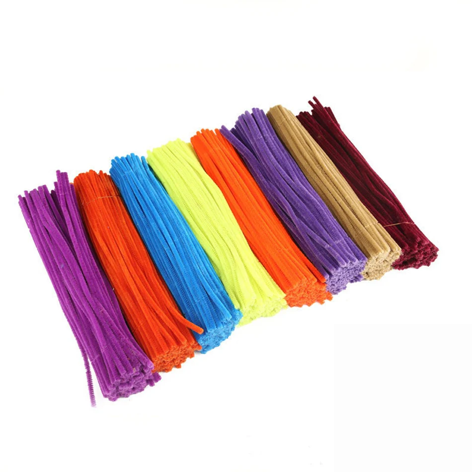 Assorted Color 12 Inch Chenille Stems For Diy Crafts & Decorations