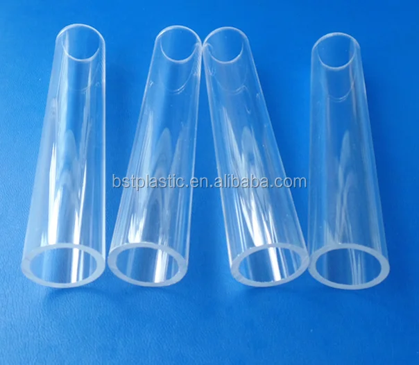 45mm Transparent PVC Map Packing Tube with Lid - Durable & Secure