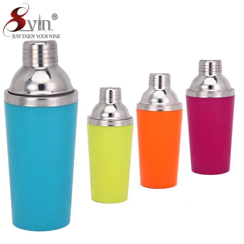 Plastic Double Wall Cocktail Shaker 450ml Bar Staff Tools - Buy Plastic ...
